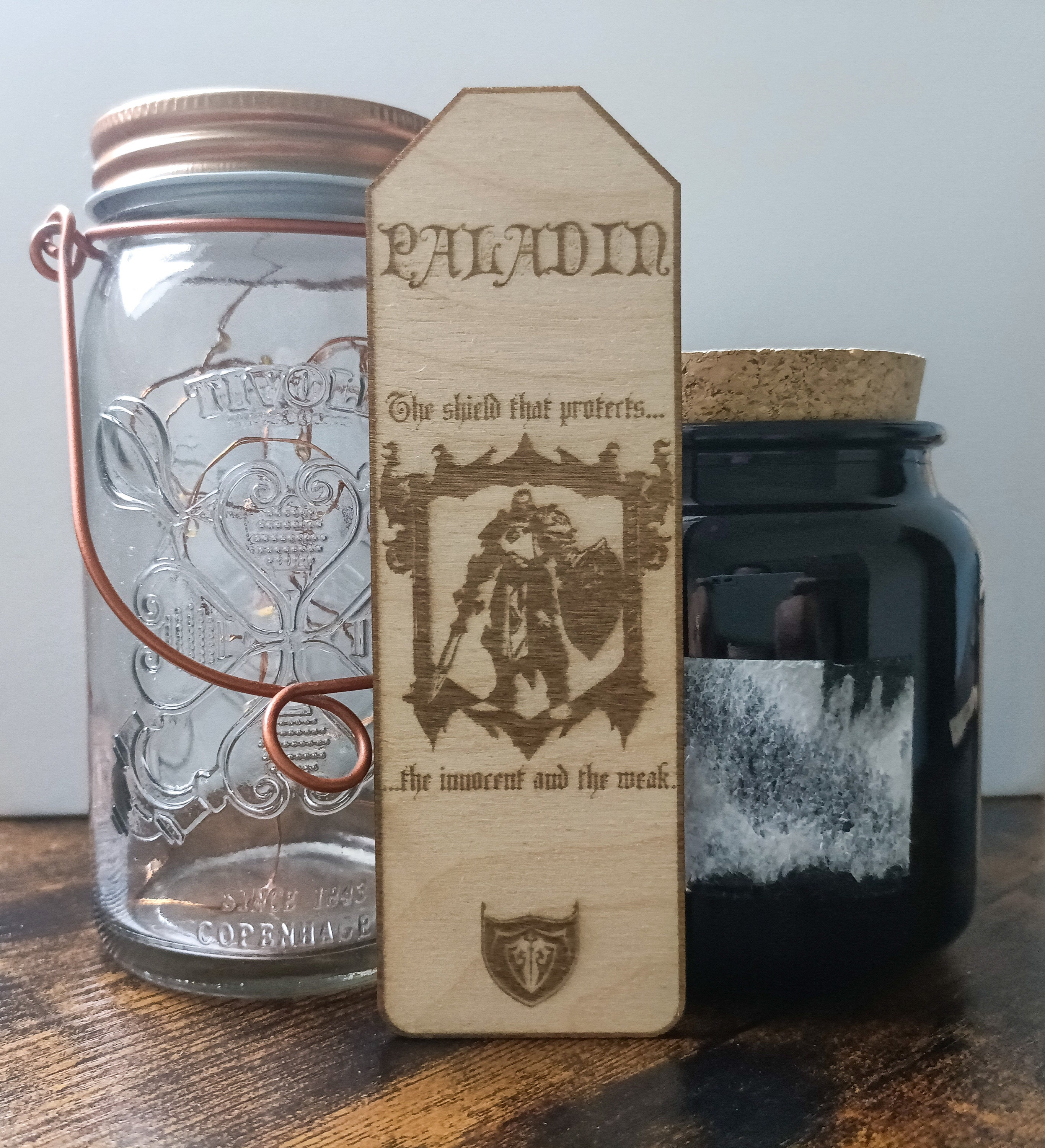Paladin Bookmark SVG Laser Cut Digital Files Laser Ready Wood ...