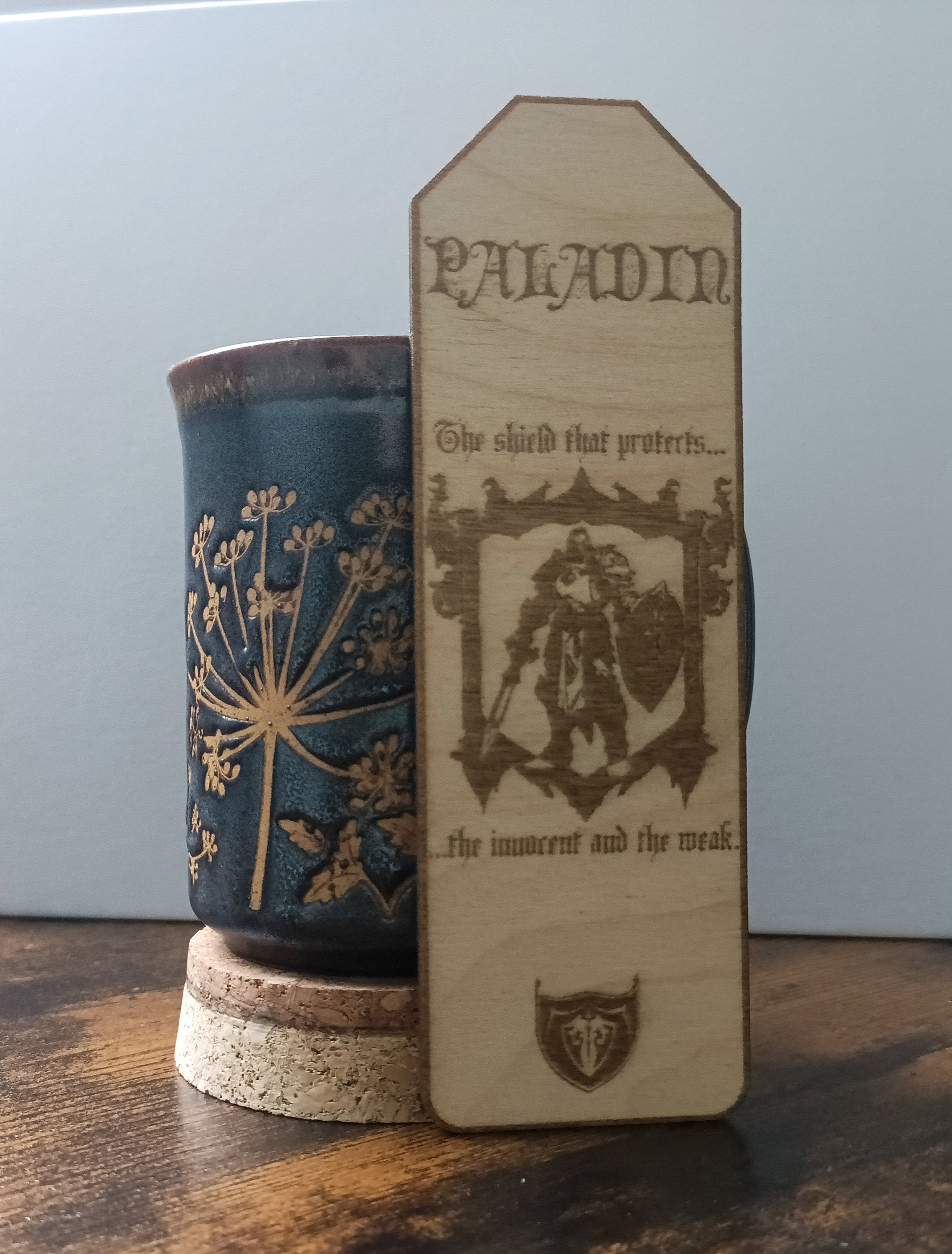 Paladin Bookmark SVG Laser Cut Digital Files Laser Ready Wood ...
