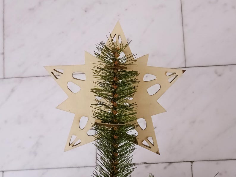 Laser Cut Star Christmas Tree Topper SVG DXF PNG (digital Download) - Etsy