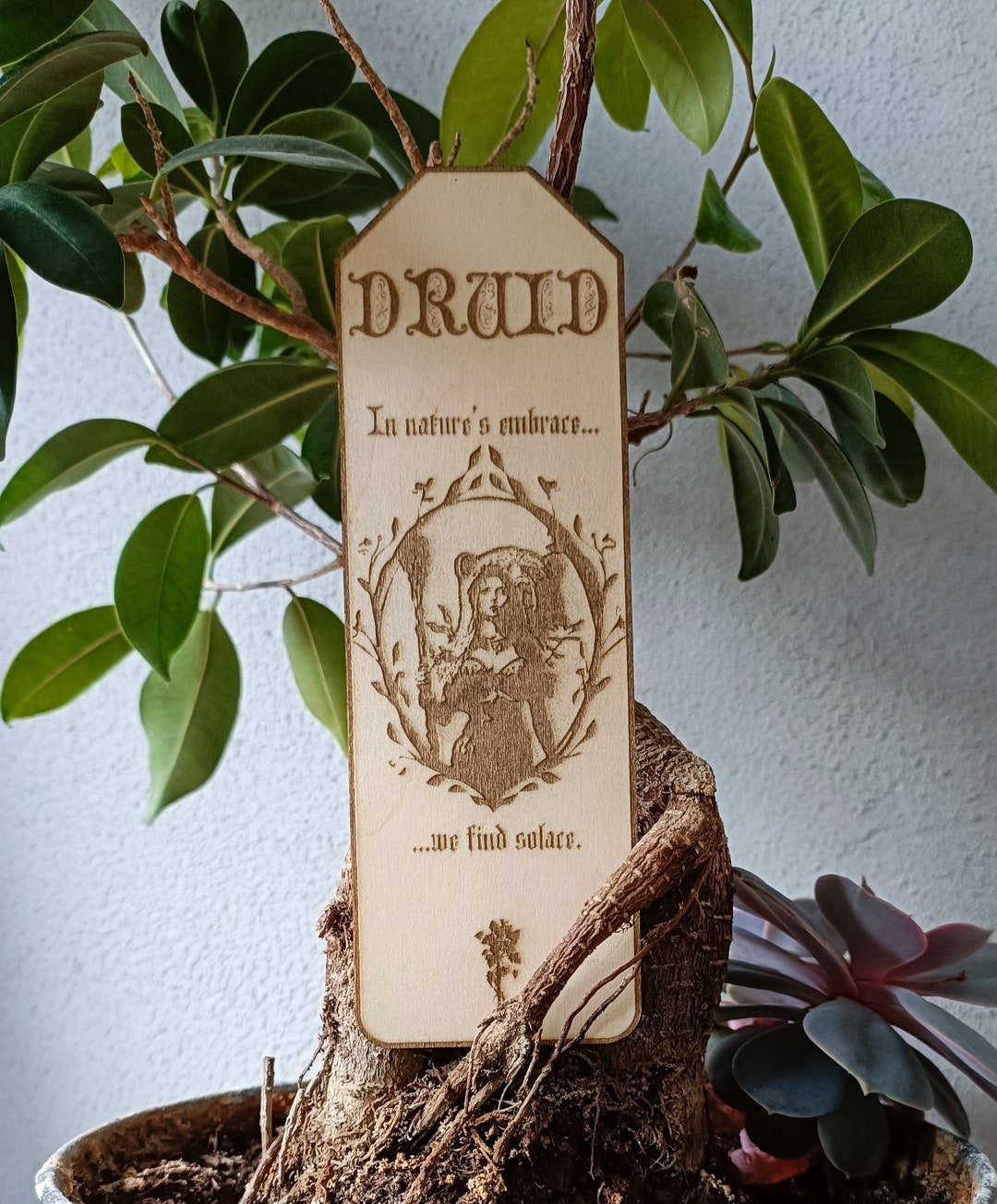 Druid Bookmark SVG Laser Cut Digital Files Laser Ready Wood - Etsy