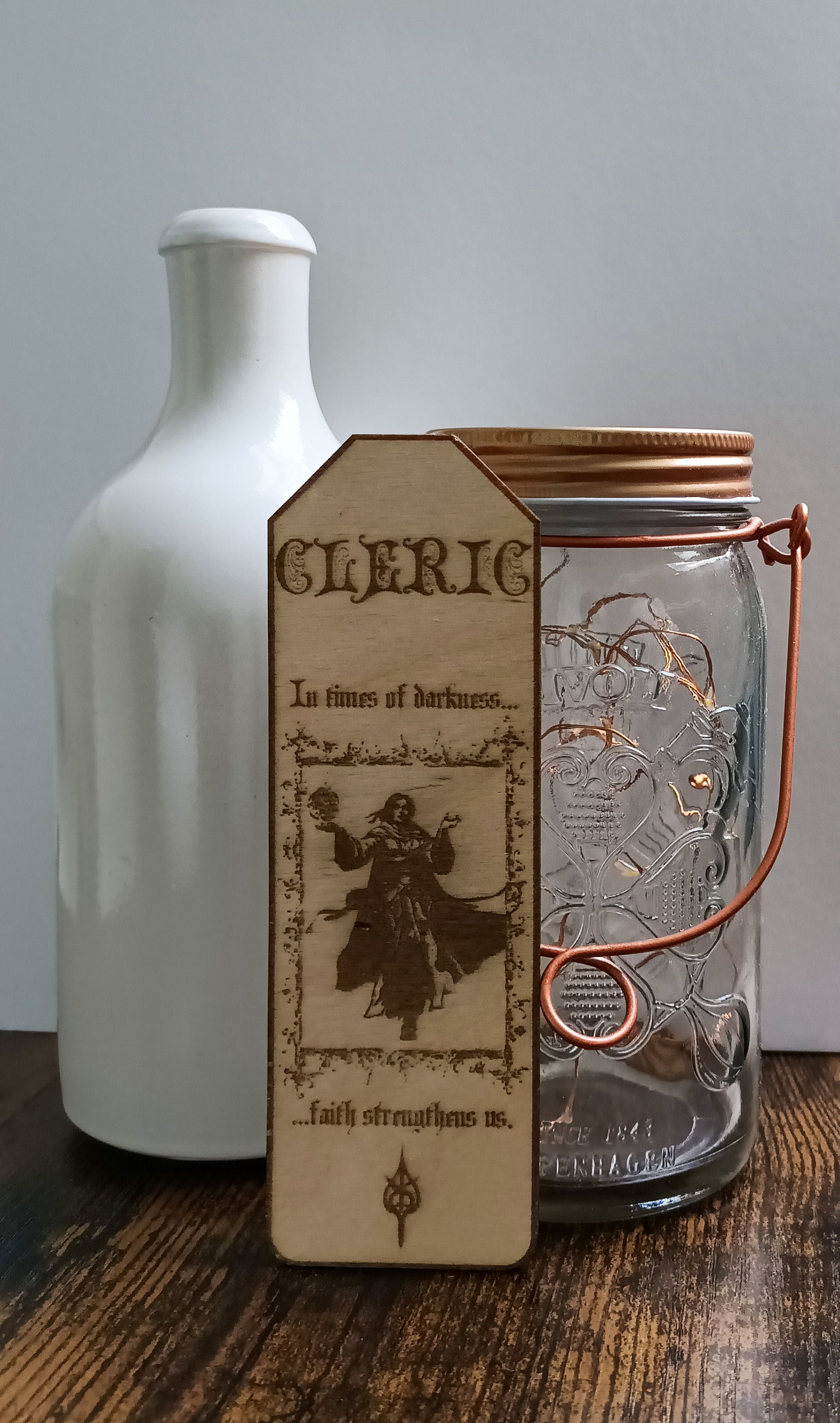 Cleric Bookmark SVG Laser Cut Digital Files Laser Ready Wood - Etsy