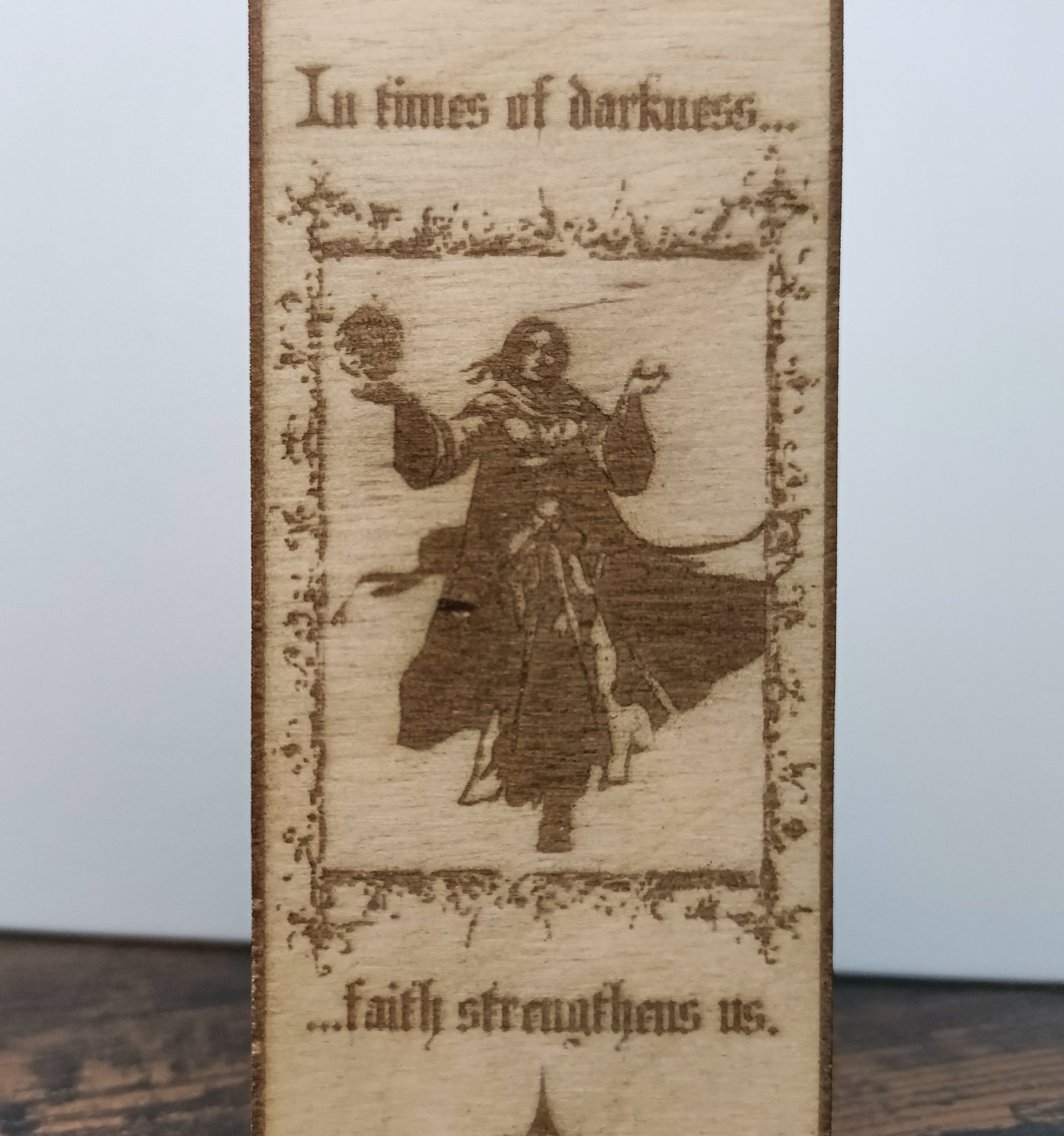 Cleric Bookmark SVG Laser Cut Digital Files Laser Ready Wood - Etsy