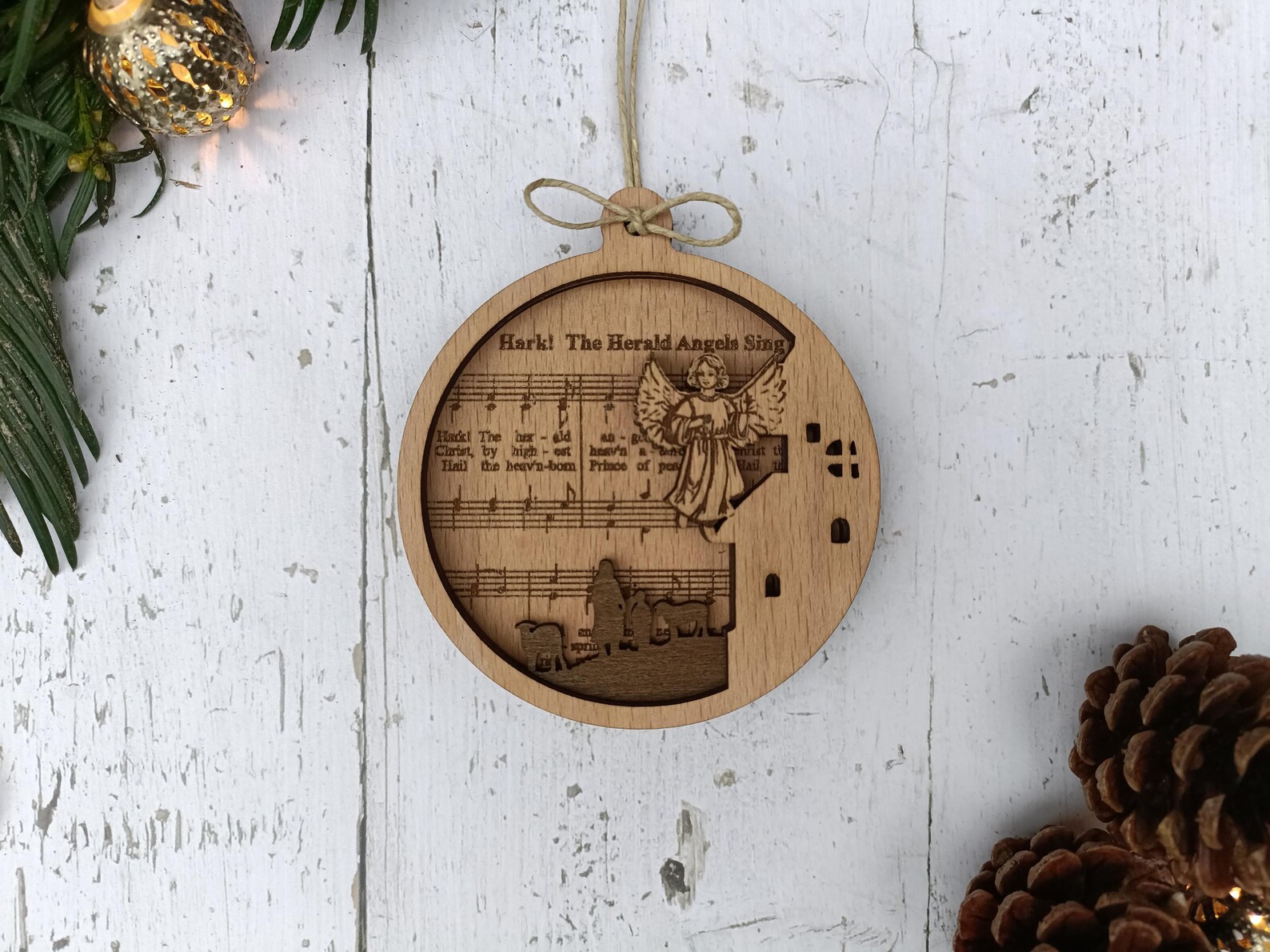 Christmas Nativity Scene Ornament BUNDLE, Christian Christmas Ornament ...