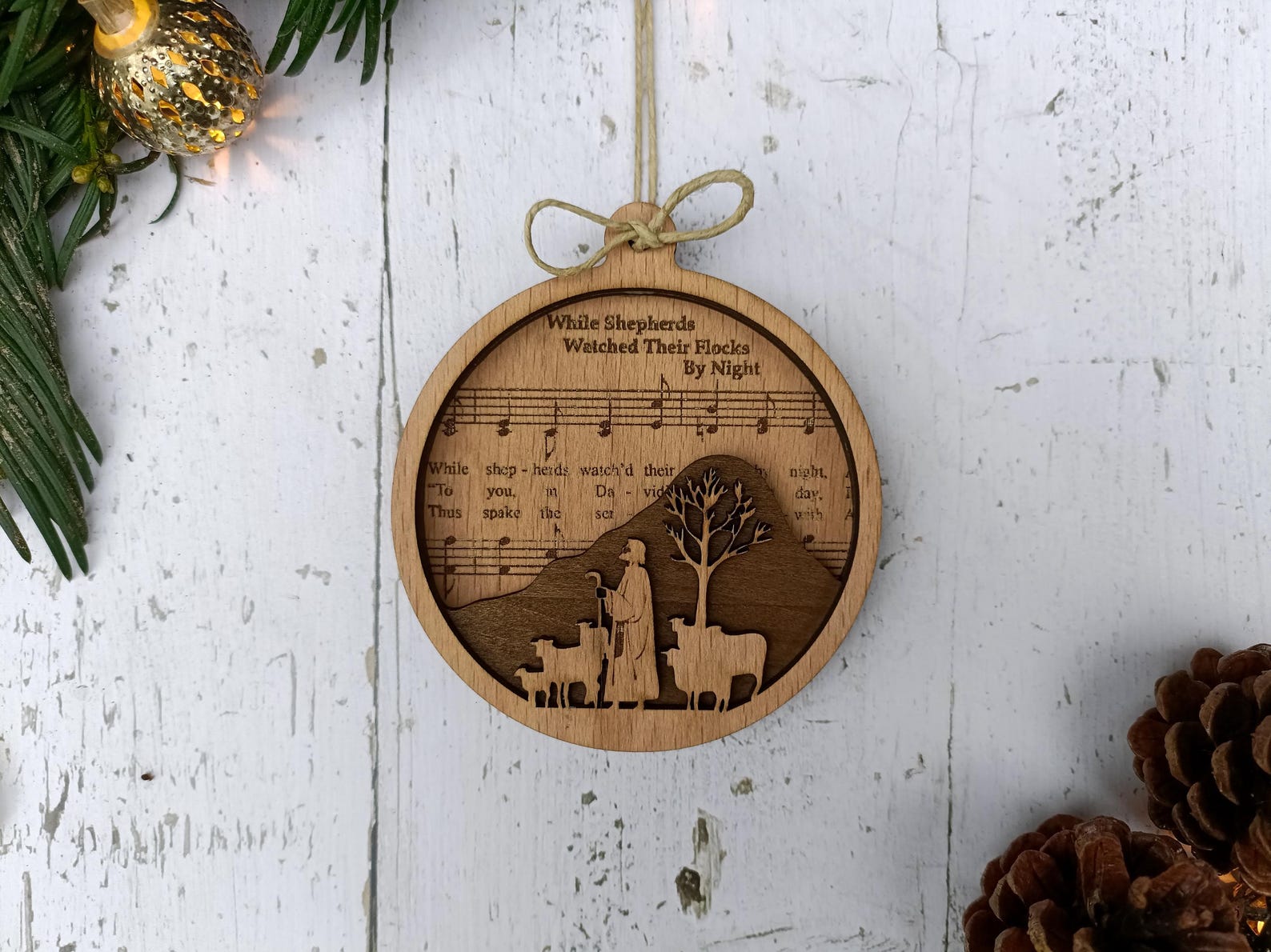 Christmas Nativity Scene Ornament BUNDLE, Christian Christmas Ornament ...