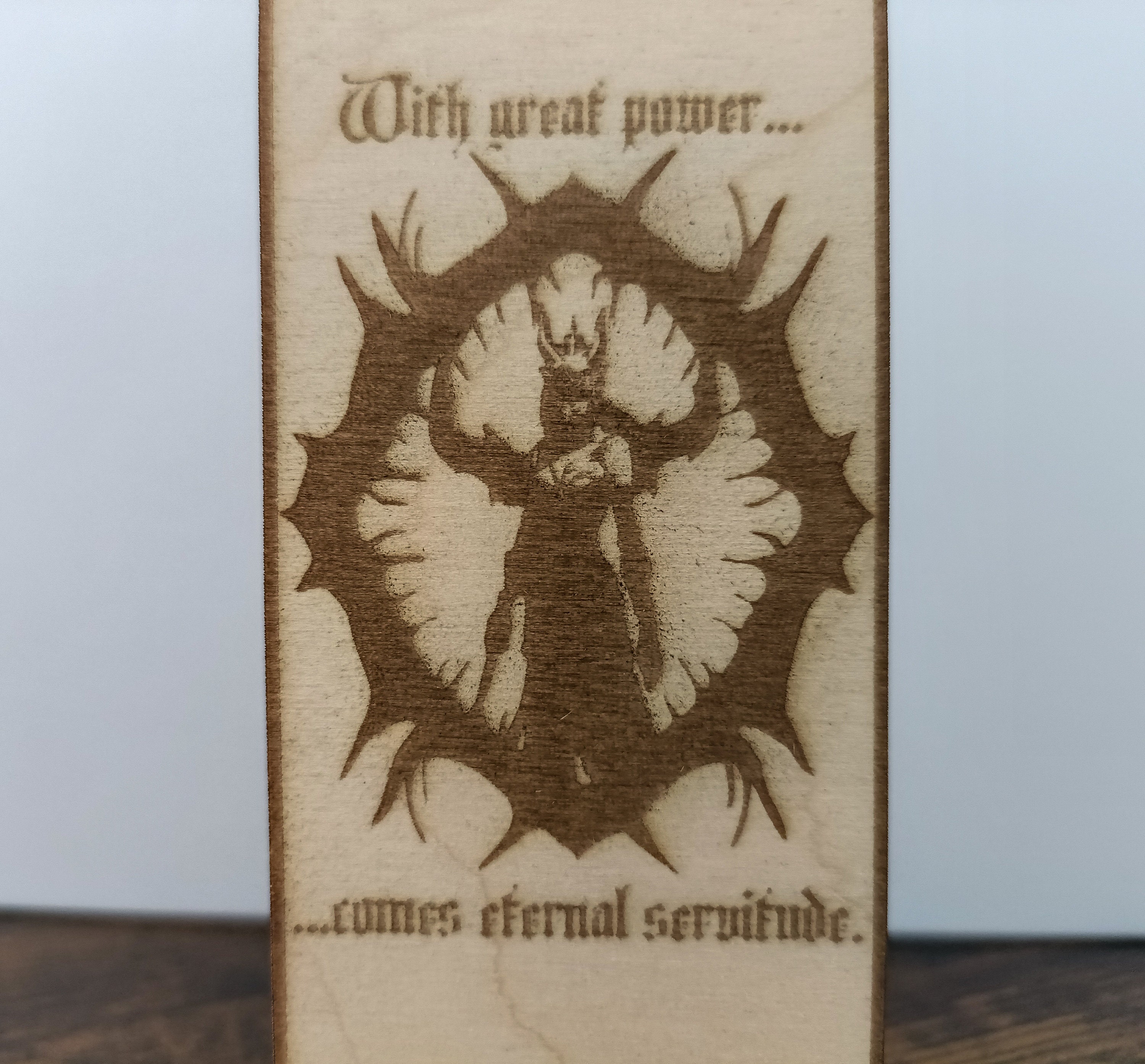 Warlock Bookmark SVG Laser Cut Digital Files Laser Ready Wood ...