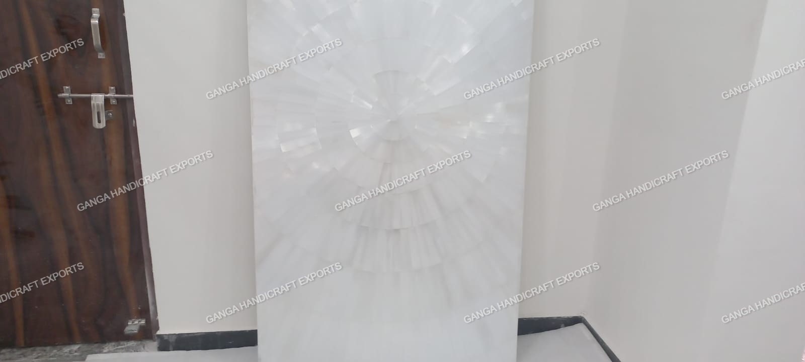Selenite Sunburst Wall Panel, Modern Interior Decor - Etsy