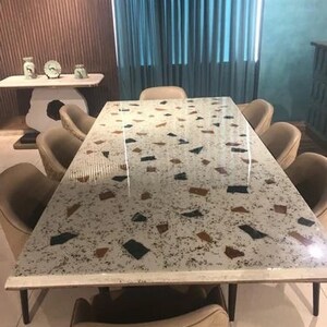 Big Size Terrazzo Dining Table Top for Luxury, Fashionable and Modern ...