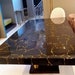 Black Obsidian Dining/coffee Table, Designer Countertop for Bar and ...
