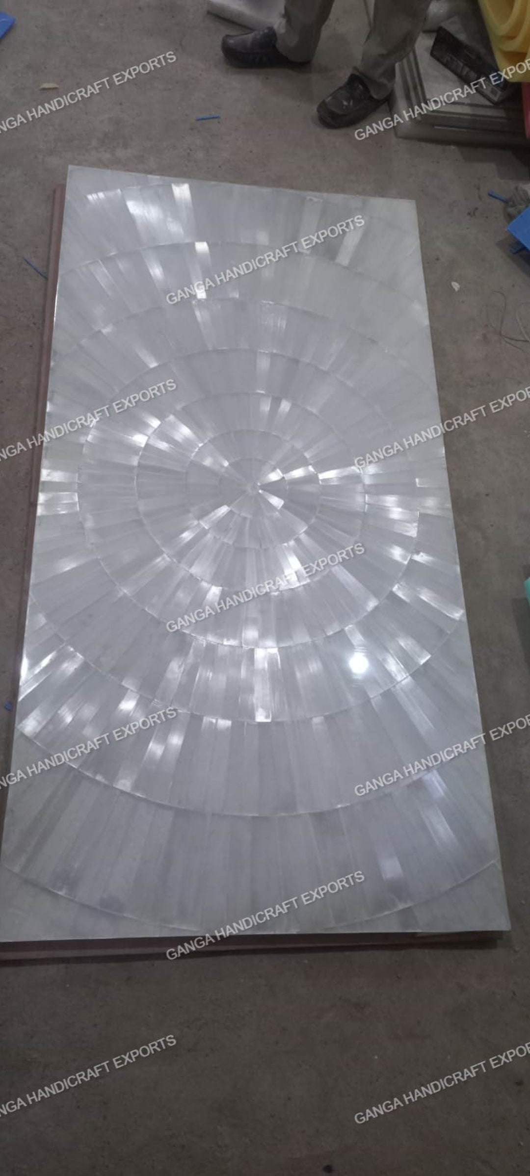 Selenite Wall Panel, Clear Selenite Stone Backsplash, Modern Walls ...