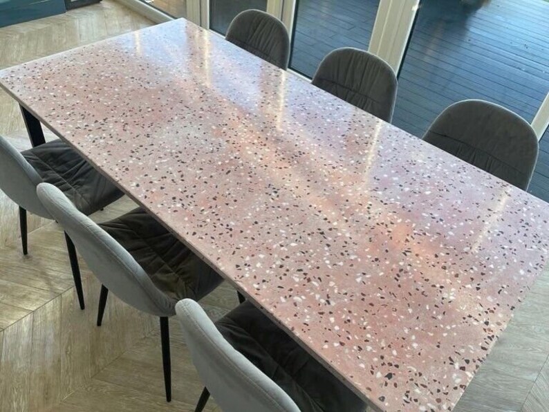 Big Size Terrazzo Dining Table Top for Luxury, Fashionable and Modern ...