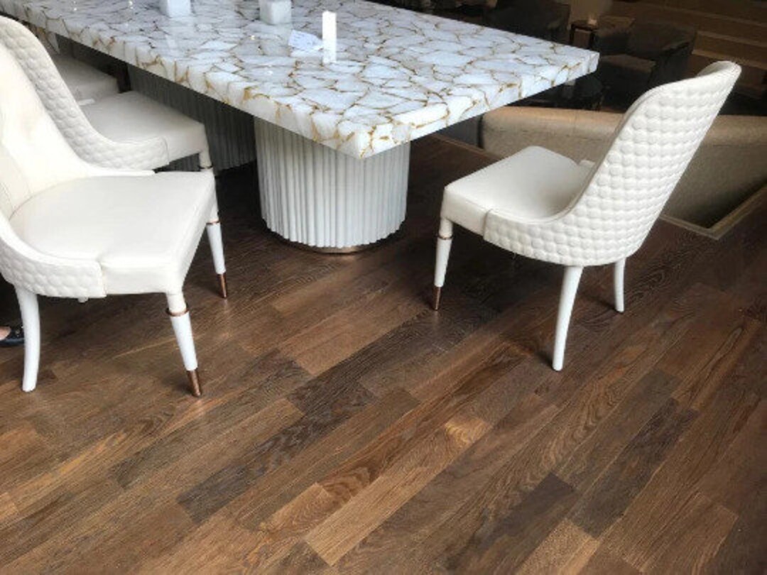 White Agate Dining Table Top, Big Size Countertop, Kitchen Counter ...