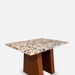 White Terrazzo Table Top With Stone Flakes and Chips for Restaurants ...