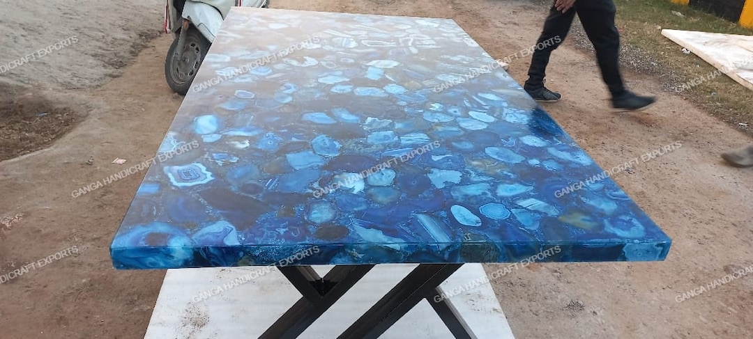 Agate Dining Table, Agate Backsplash, Agate Coffee Table Top, Long Size ...