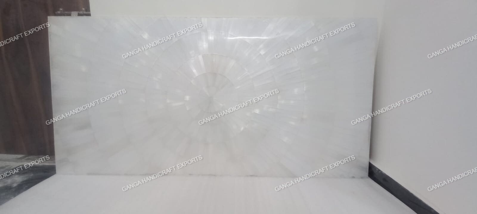 Selenite Sunburst Wall Panel, Modern Interior Decor - Etsy