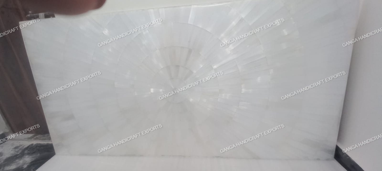 Selenite Sunburst Wall Panel, Modern Interior Decor - Etsy