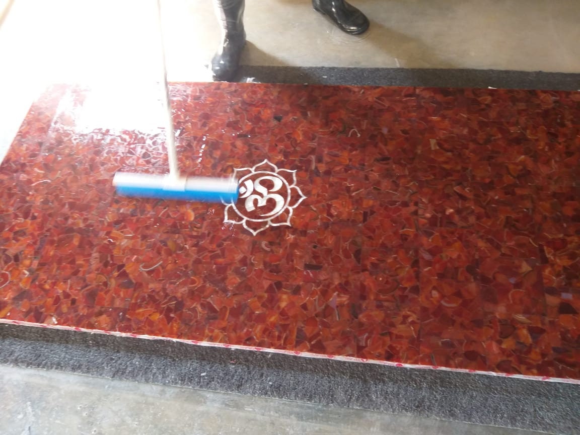 Marble Inlay Art Dining Table, Marble Abalone Shell Wall Panel ...