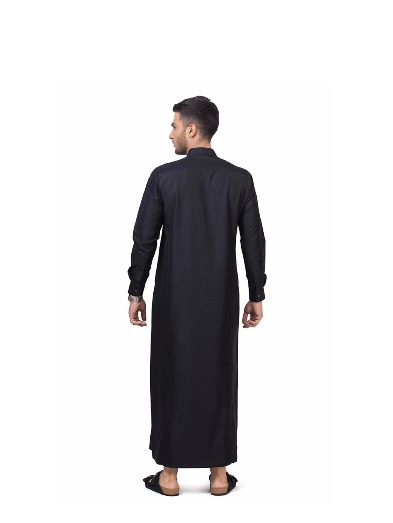 Qamis Homme Noir Arabe Traditionnel Style Emirati - Etsy France