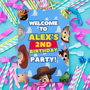 Toy Story Birthday Bundle, Toy Story Birthday Package, Toy Story Invite ...