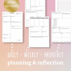 Mindfulness & Gratitude Journal Digital, Printable Planner, Self Care ...