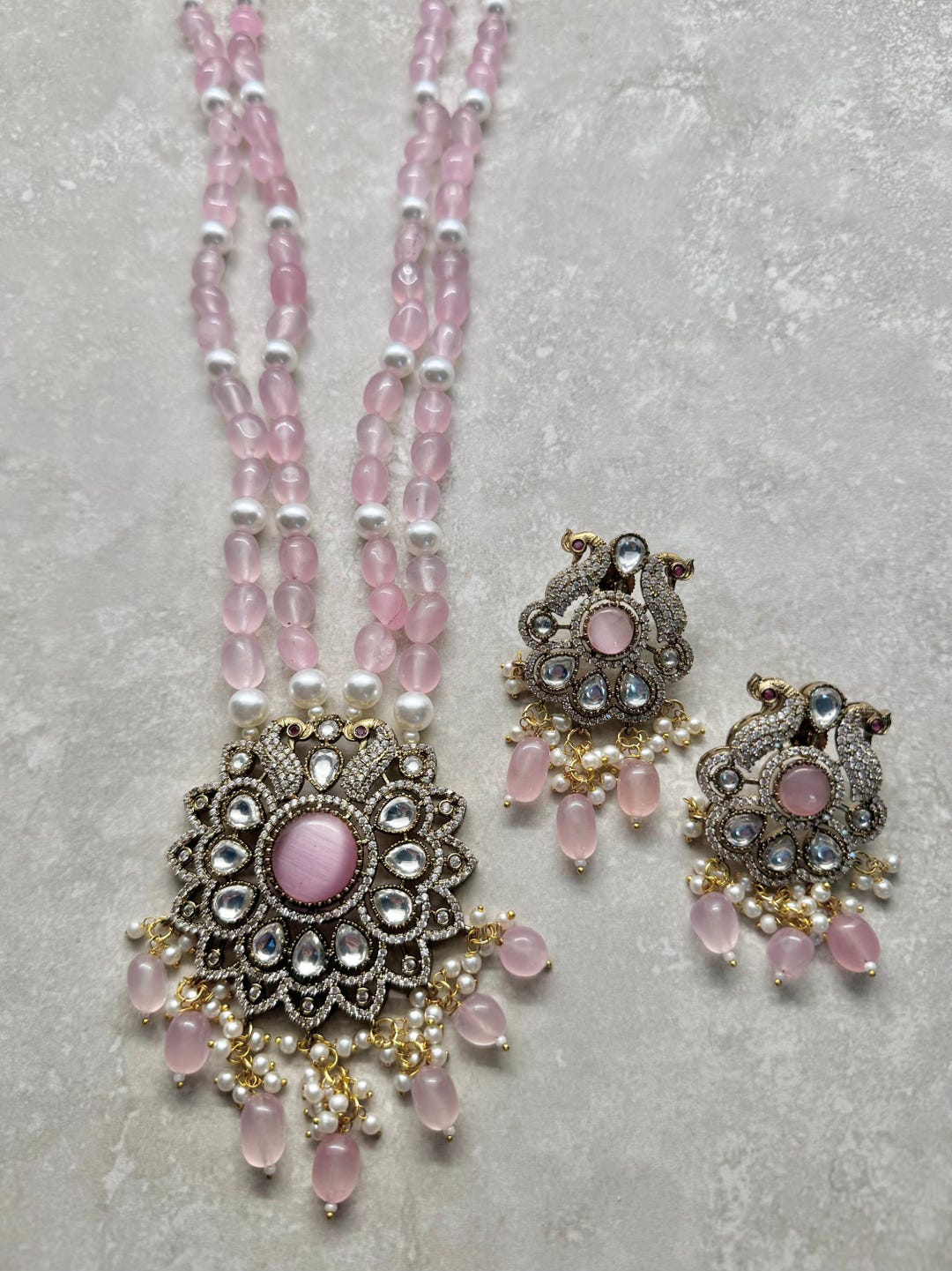 Azra Mala Set - Pink - Etsy