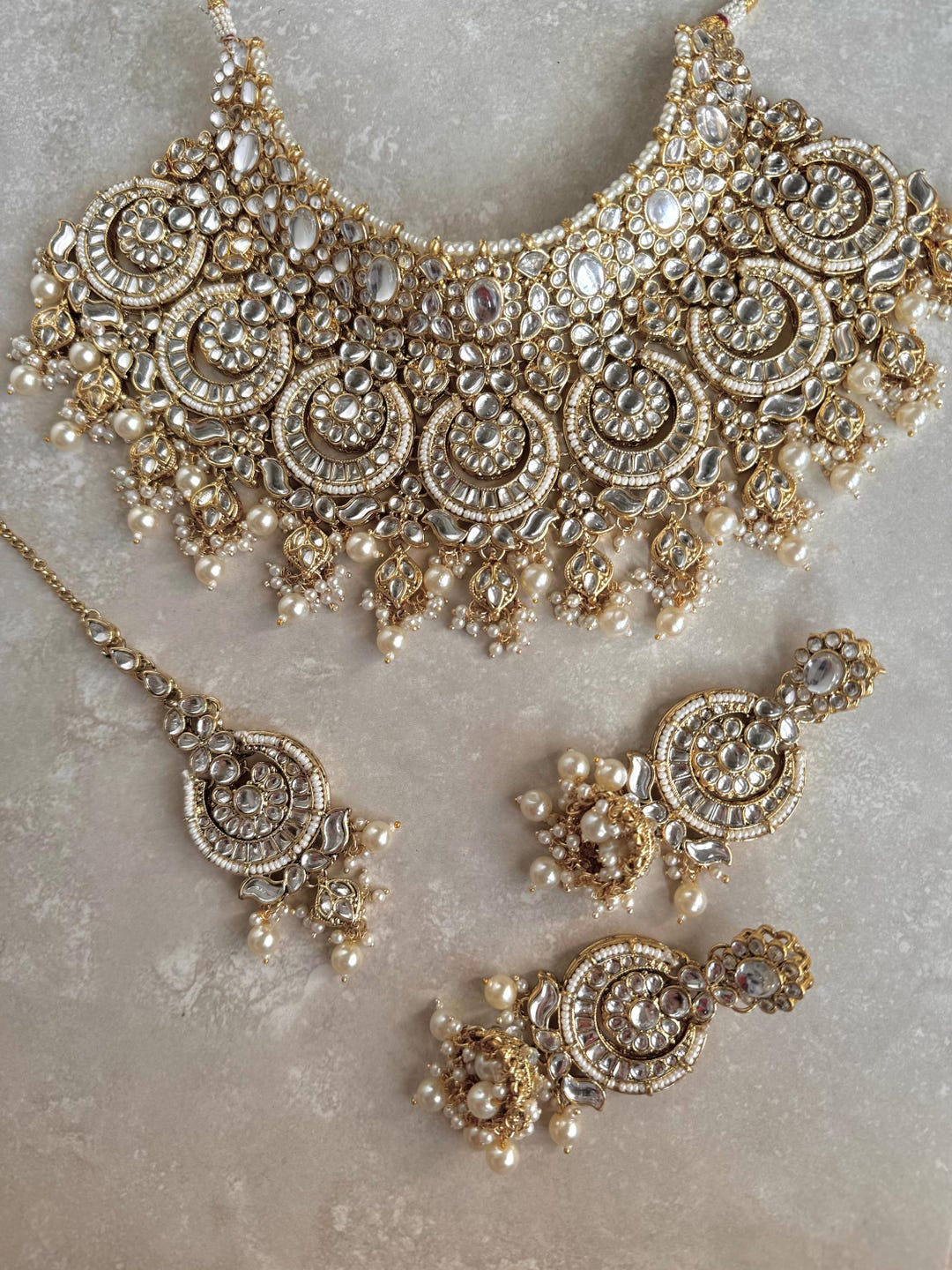 Halima Semi Bridal - White - Etsy