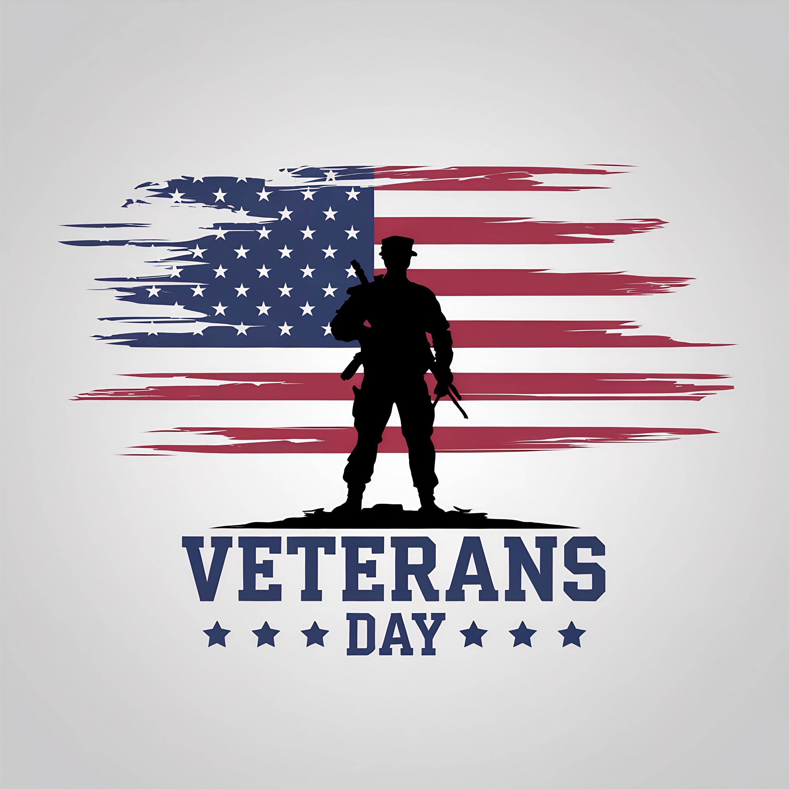 Veterans Day Soldier SVG | Patriotic American Flag PNG for T-shirts ...