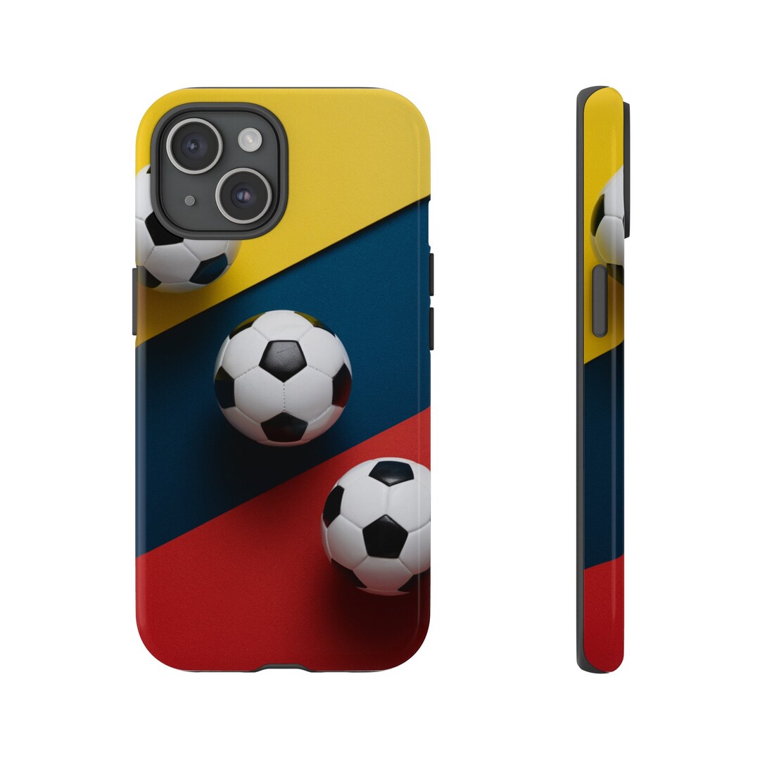 Colorful Soccer Ball Sports Themed Phone Case for iPhone Vibrant ...