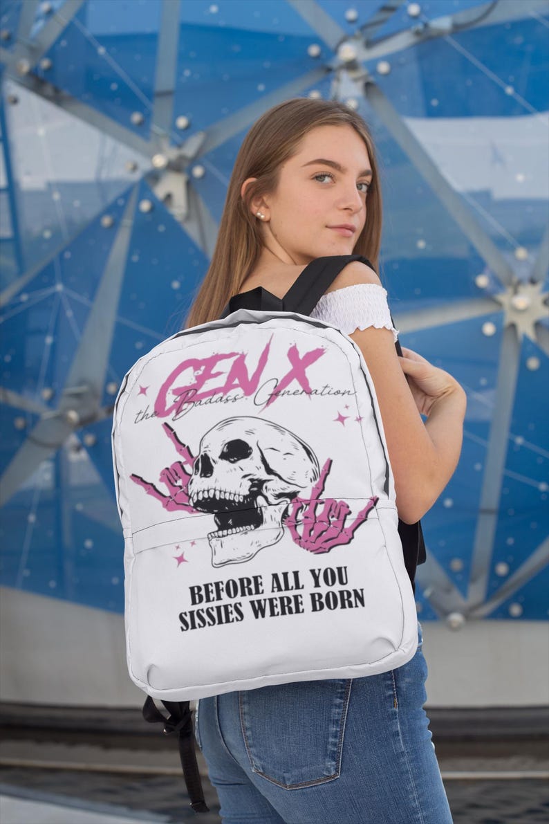 Gen X Skull PNG: Badass Rebellion Design (digital Download) - Etsy