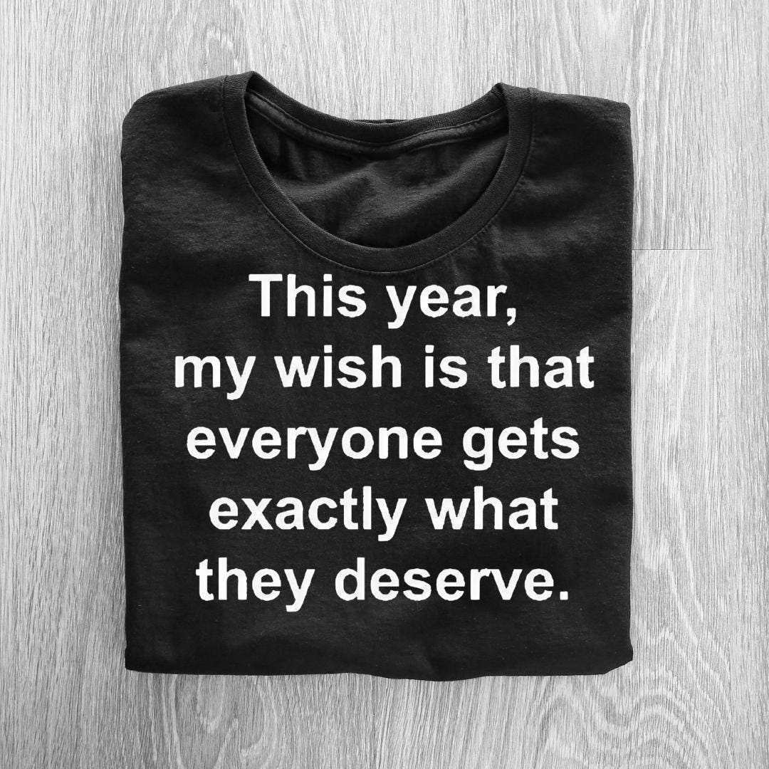 Sarcastic New Year PNG: My Wish Sublimation Design (digital Download ...