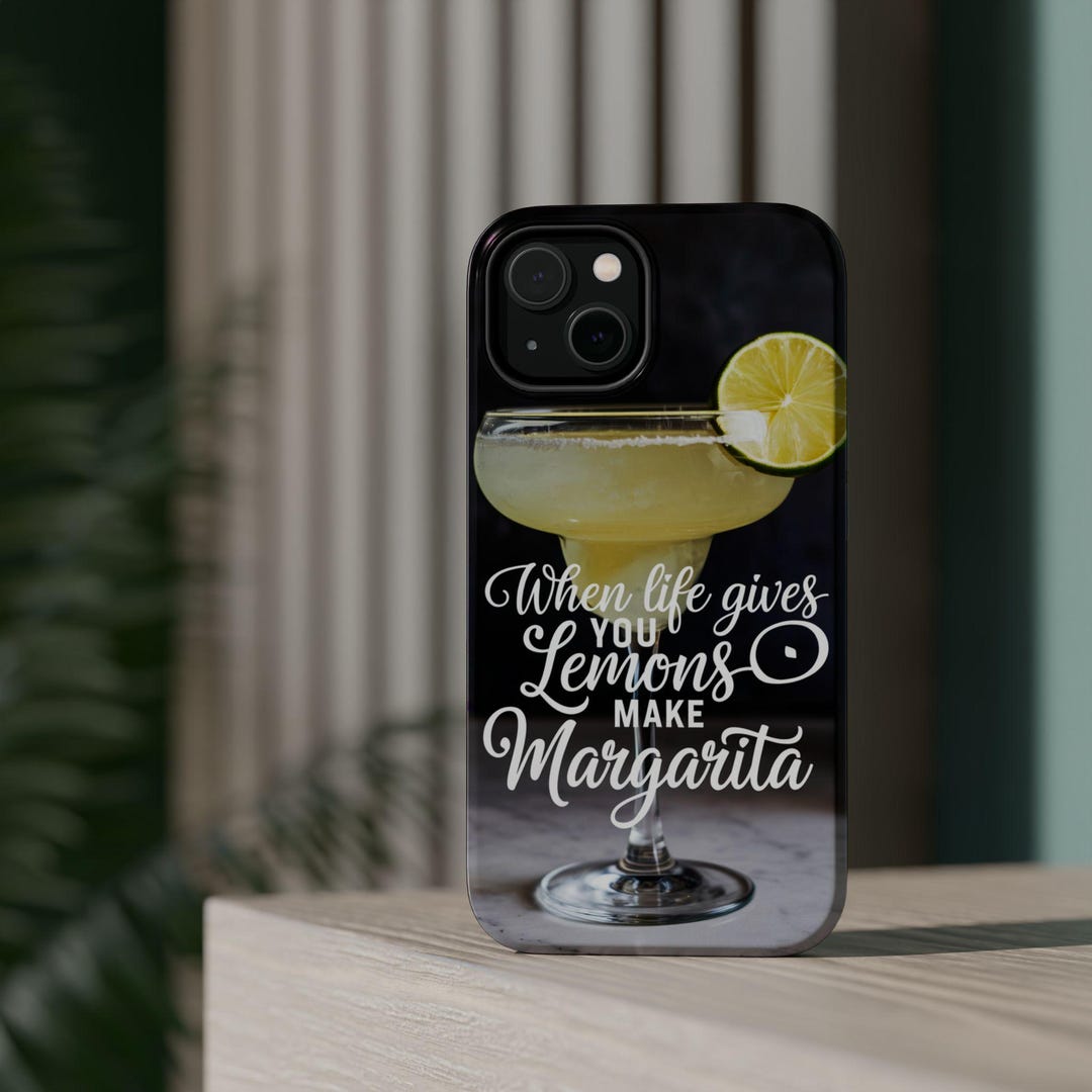 Magnetic Margarita Phone Case: Fun Summer Cocktail Gift for Birthday ...