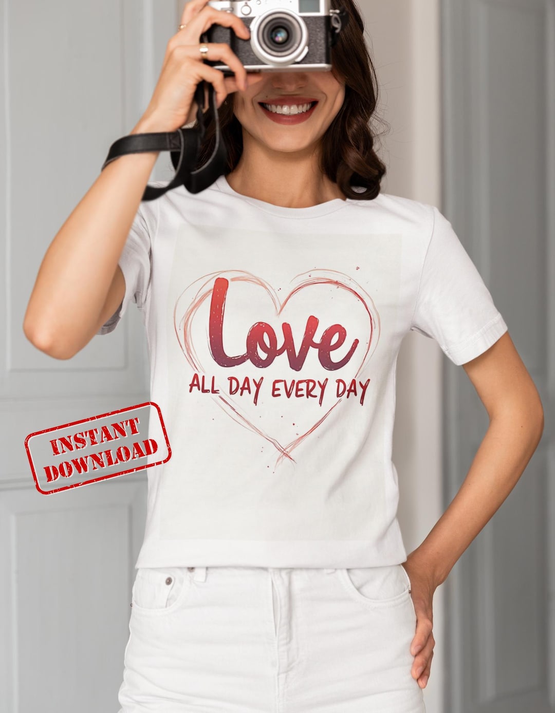 Love All Day Heart SVG & PNG for DIY Crafts | Romantic Design for Mugs ...