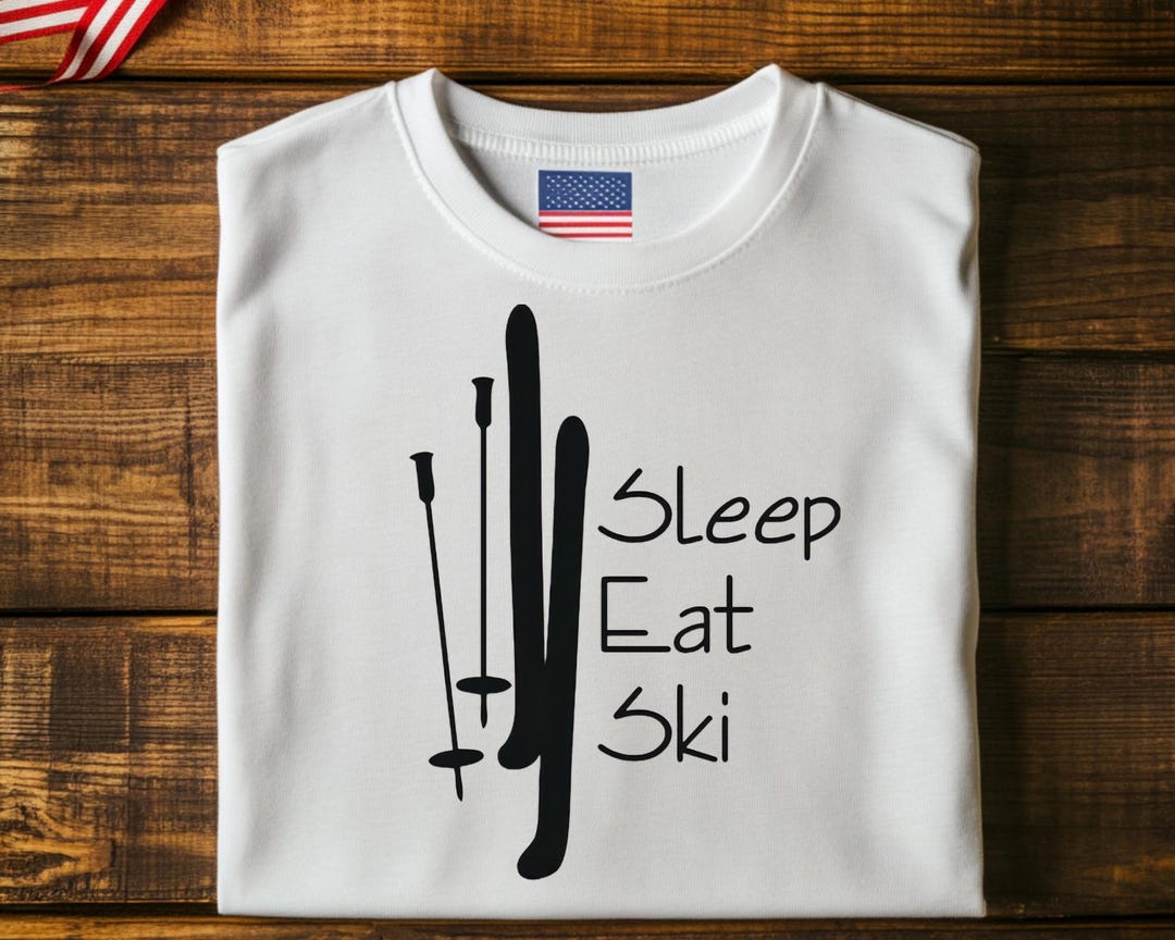 Eat Sleep Ski PNG – Winter Sports Sublimation Design (digital Download ...