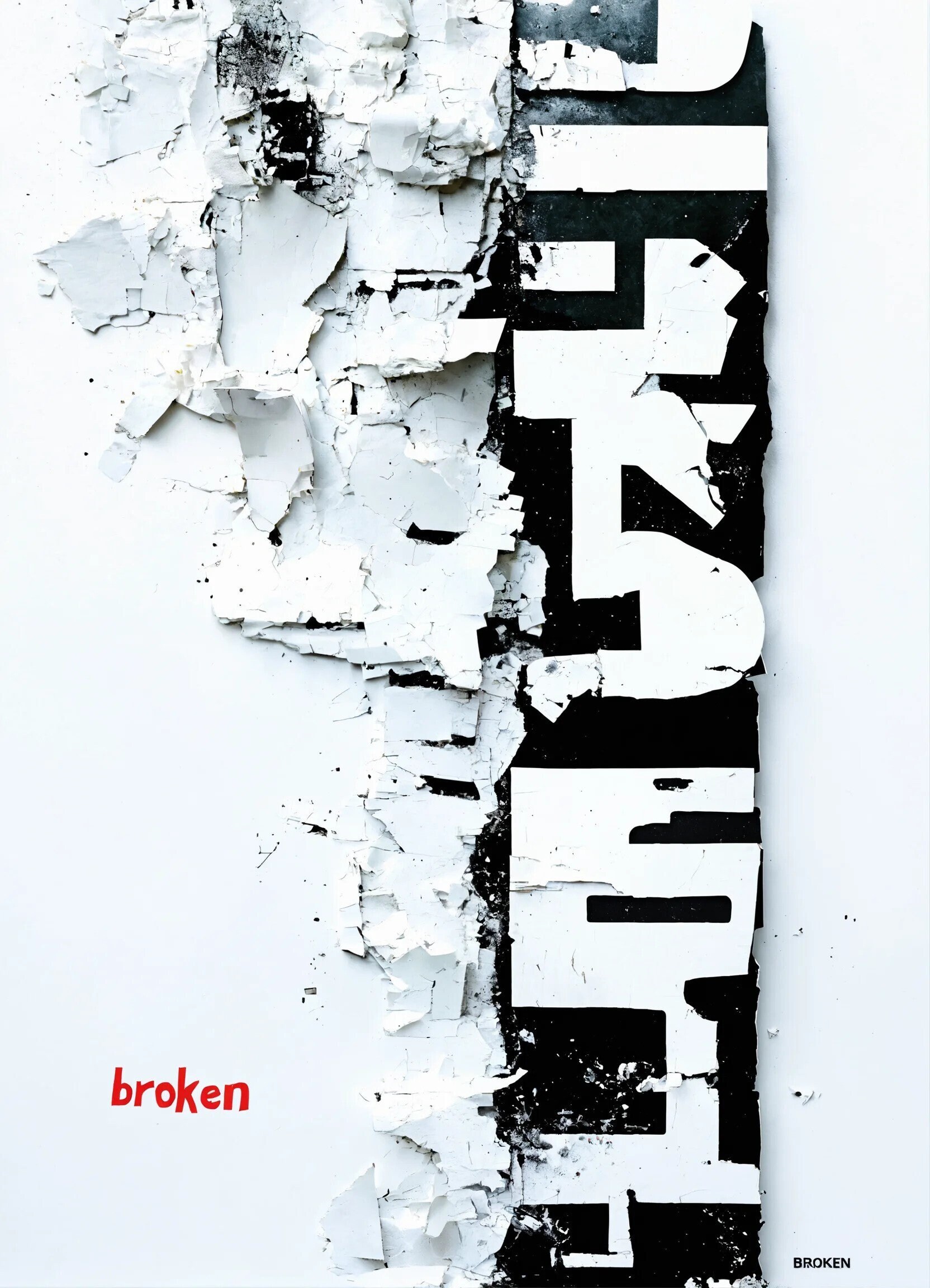 Digital Text Artwork Wall Decor, Distressed Fragmented Narratives - Etsy