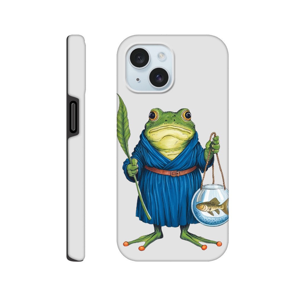 A Cute Frog Dressed in Akatsuki Cloak iPhone Case for iPhone 15 Pro Max ...