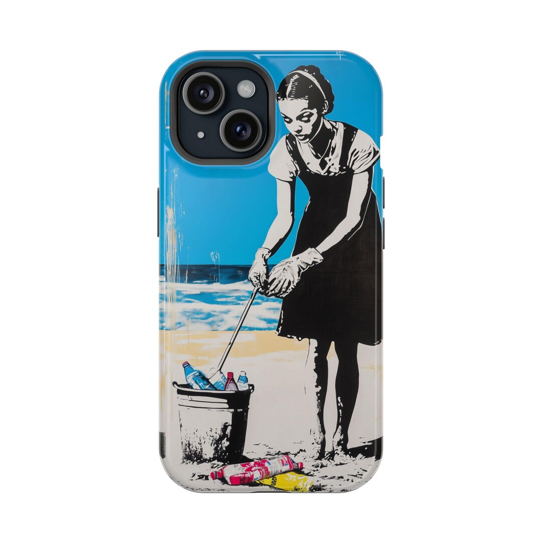 Eco-friendly Magnetic Beach Cleanup Phone Case: Durable Art Print Cover ...