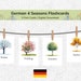 German 4 Seasons Flashcards: Montessori Learning Material (printable ...