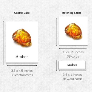 Gemstones Flashcards | Minerals and Crystals Cards | Educational 3 Part ...
