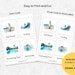 Editable Summer Flashcards for Kids, Printable Montessori 3 Part ...