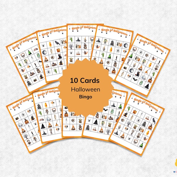 Halloween Bingo - Etsy