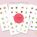 60 Fruits and Vegetables Montessori Flashcards for Kids Pre-school ...