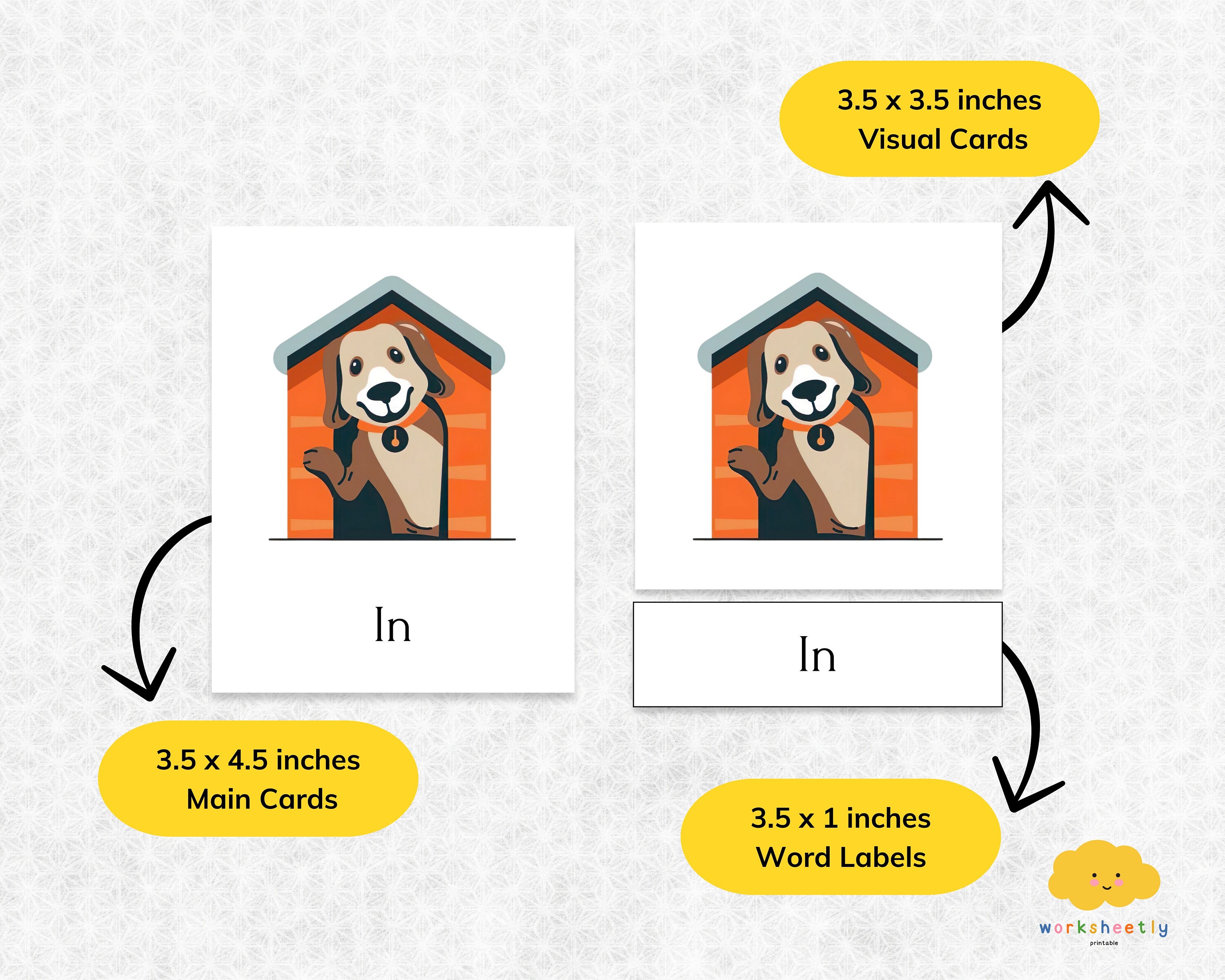 Dog Preposition Flashcards: Montessori Learning (digital Download) - Etsy