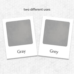 Editable Color Flashcards for Kids, Printable 3 Part Nomenclature ...