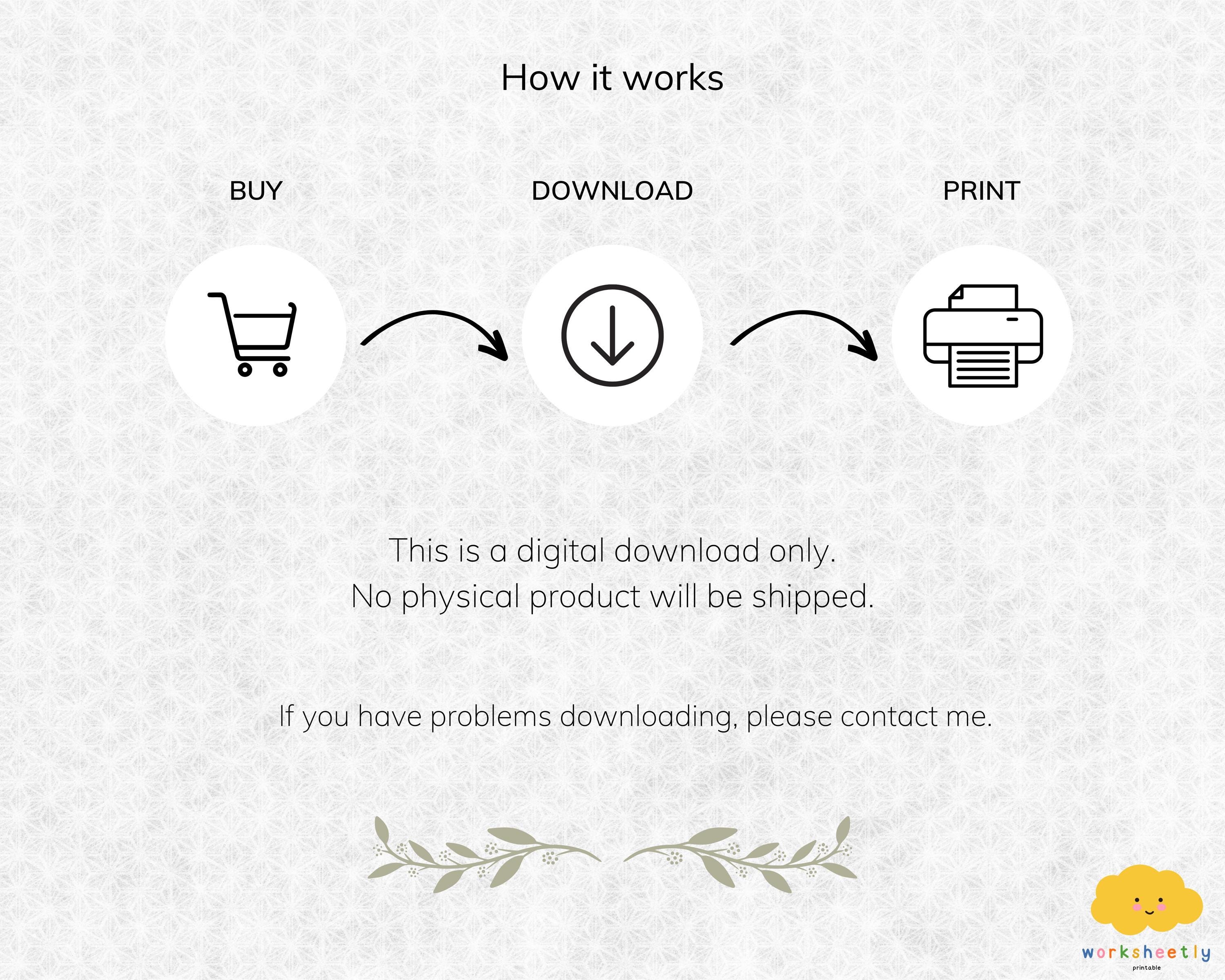 Editable School Supplies Flashcards for Kids, Printable 3 Part ...