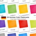 German Color Flashcards for Kids: Montessori Learning (digital Download ...