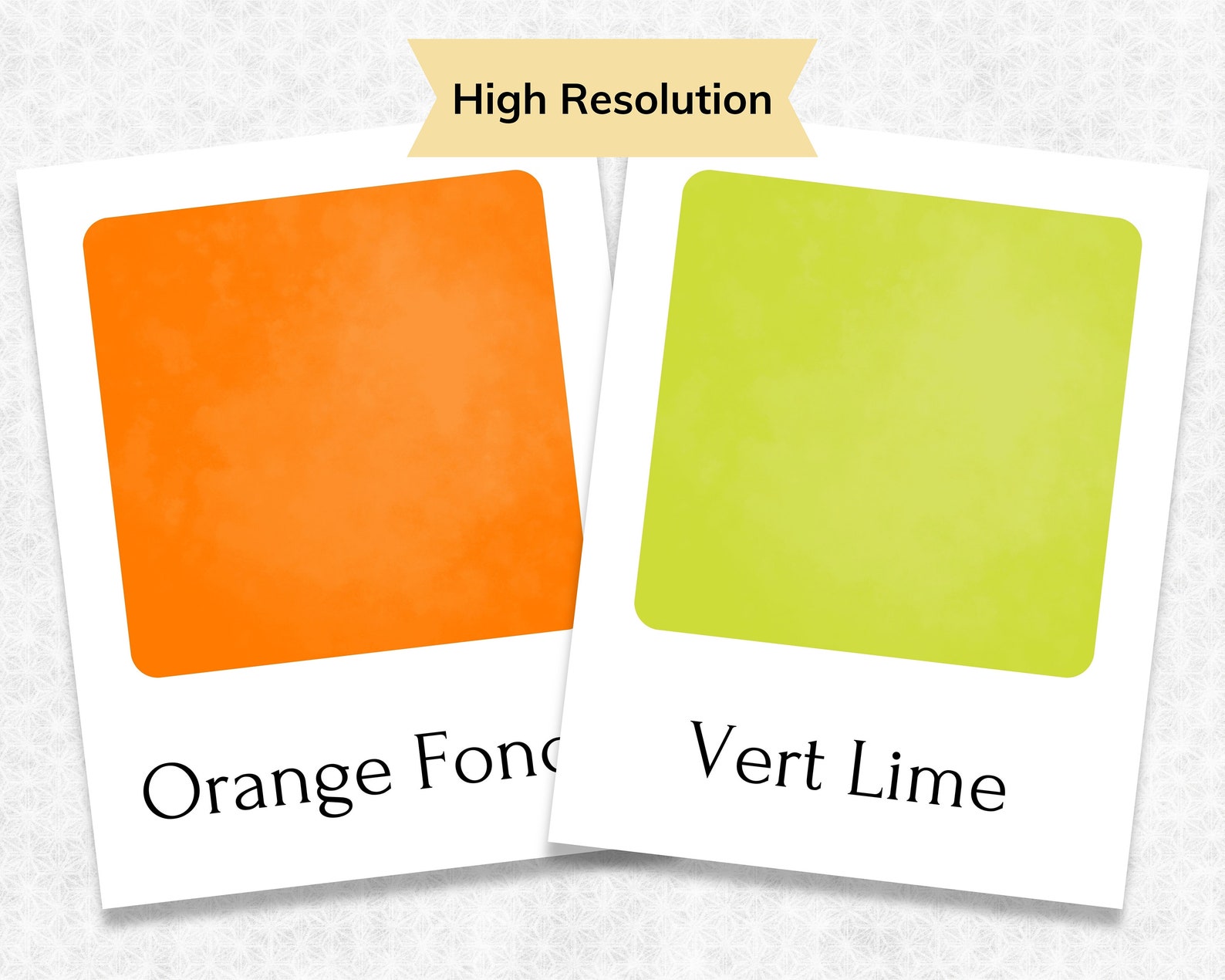 French Color Flashcards for Kids, Printable 3 Part Nomenclature Toddler ...