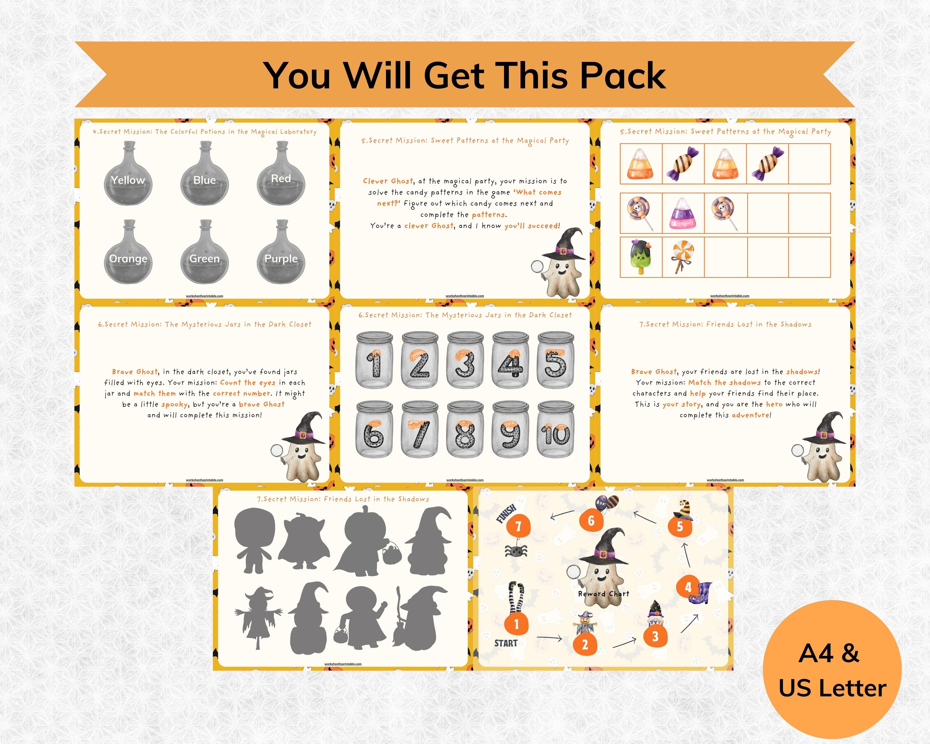 Halloween Busy Book for Toddler, Printable Montessori Busy Book, My ...