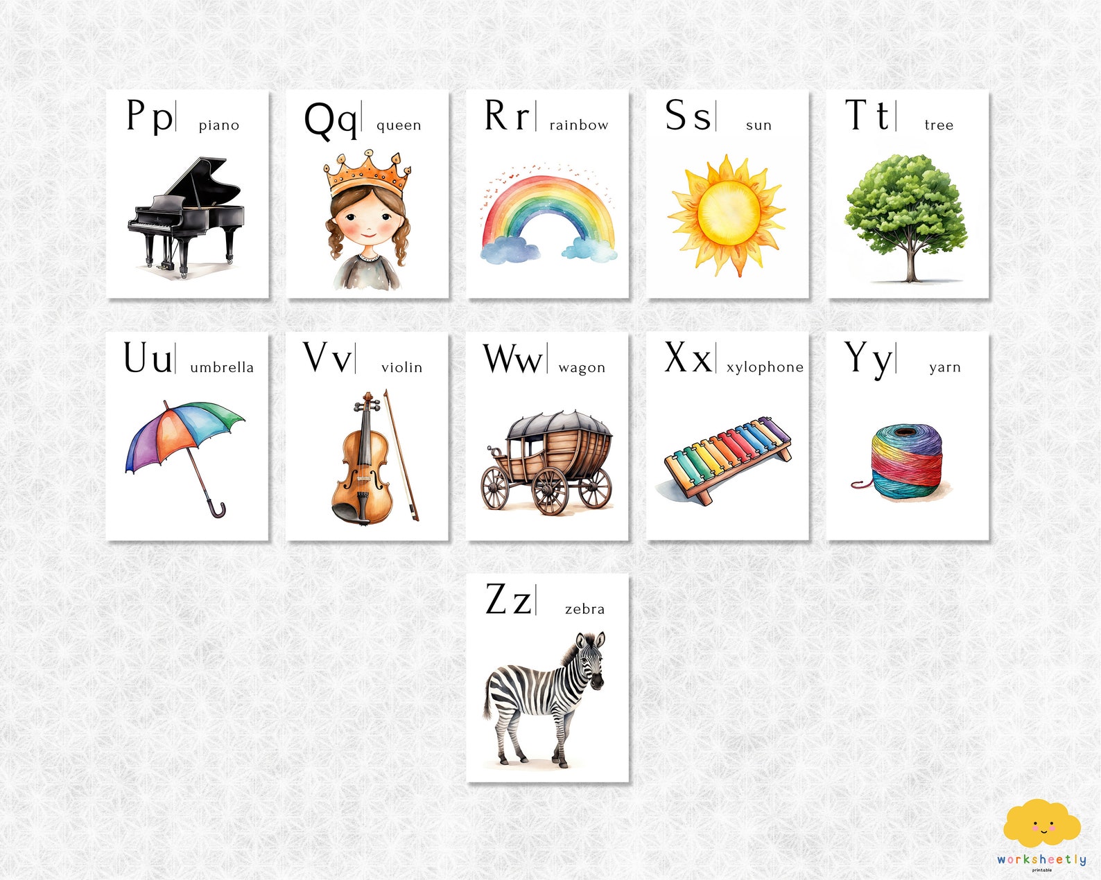 Printable Montessori Alphabet Flashcards: ABC Learning Activities ...