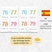 Spanish Number Flashcards for Kids Learn Numbers 0-100 3 Part ...