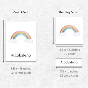 Italian Weather Printable Flashcards for Kids Weather Montessori ...