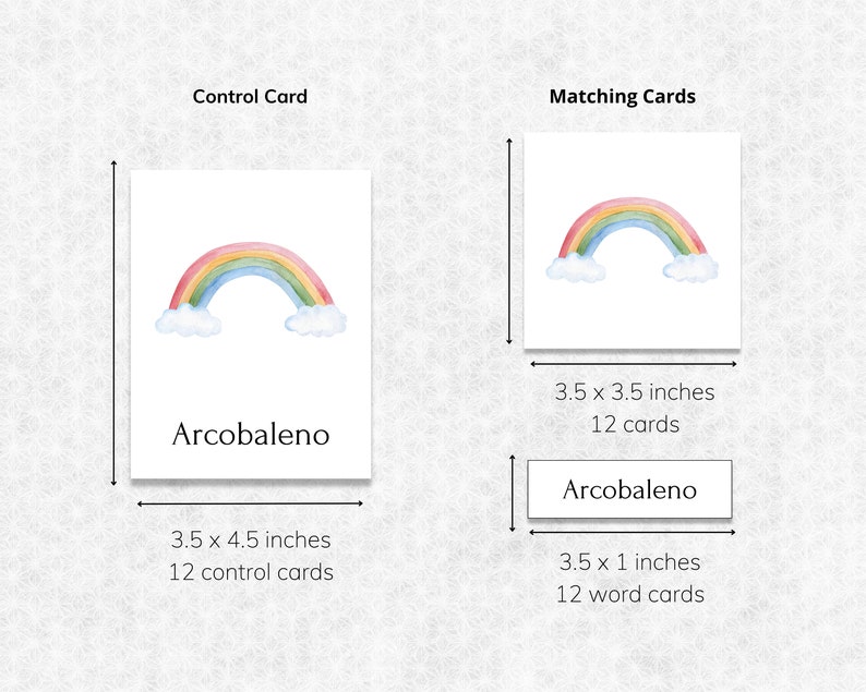 Italian Weather Printable Flashcards for Kids Weather Montessori ...
